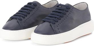 Santoni Femme, Chaussures, Bleu, Taille: 36 EU Baskets