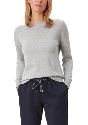s.Oliver Damen 120.11.899.17.170.2112210 Sweater, Grey Melange, 40 EU