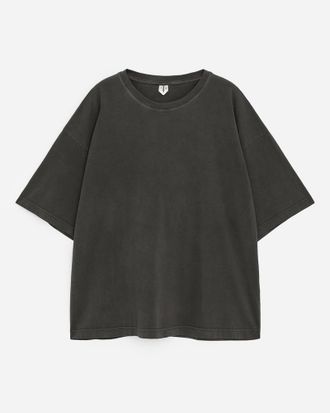 Arket Oversize-T-Shirt -Schwarz
