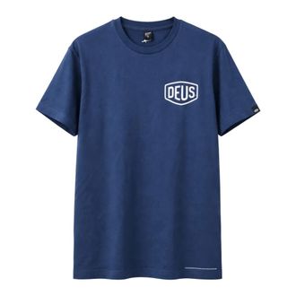 Deus Harajuku Address T-Shirt - - Tops - Herren - Blau - L