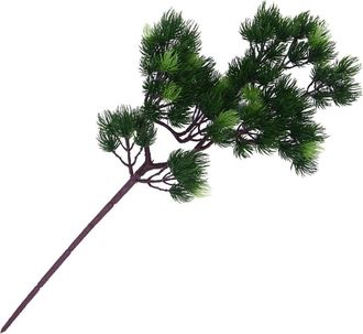 Yardwe Künstliche Kiefernzweige Dekoration Echte Wirkung Für Zuhause Festlichkeiten Und Hochzeiten Lebensdauer-Symbol Realistisch Gestaltete Pinienäste Für K