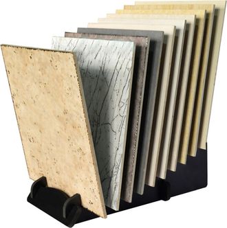 Generic Fliesenst&auml;nder, 12-F&auml;cher-Pr&auml;sentationsst&auml;nder Zur Bodenlagerung, for Ausstellungsr&auml;ume Von Einzelhandelsgesch&auml;ften, Tragkraft 300 Kg(26x60x30cm)