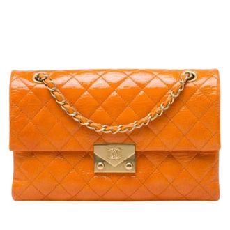 Chanel Pre-owned Flap Bag - - Pre-owned - Damen - Orange - ONE SIZE