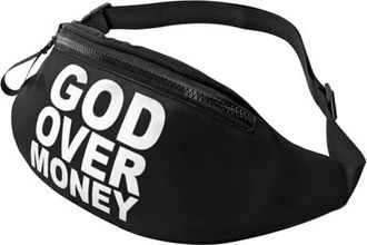 Generic Dieu Au-Dessus De LArgent Sacs Banane Polyvalent Sac De Voyage L&eacute;ger Sacoche Ceinture Pour Festival Homme Femme 14X35Cm