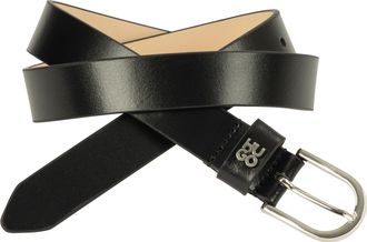 HUGO BOSS Lederg&uuml;rtel HUGO Zoey_HU-GO_Sz25, Damen, Gr. 100, schwarz (schwarz 001), Leder, unifarben, G&uuml;rtel Lederg&uuml;rtel, mit HUGO Schriftzug