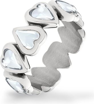 Liebeskind BERLIN Damenring - IP Ros&eacute;gold - Gr. 52 - Edelstahl poliert - wasserfest & hautfreundlich