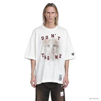 Miharayasuhiro Cat Printed Tee