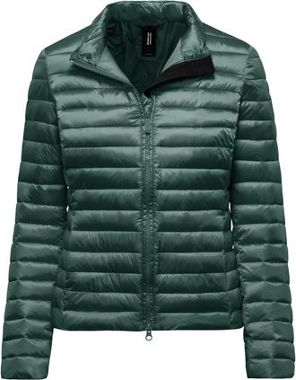 Bomboogie Femme, Vestes, Bleu, Taille: 44 FR Veste en nylon brillant avec rembourrage synth&eacute;tique
