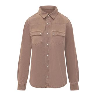 BA&SH Femme, Blouses et Chemises, Rose, Taille: 40 FR Jada Front-Pocket Button-Fastening Shirt