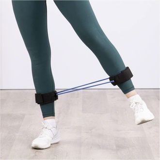 Sport-Tec Cuff Tube Expander Fitness Band Gymnastikband Fitness Tubing, Stark, Blau