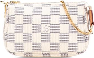 Louis Vuitton Crossbody Bags - Damier Azur Mini Pochette Accessoires - Gr. unisize - in Weiß - für Damen