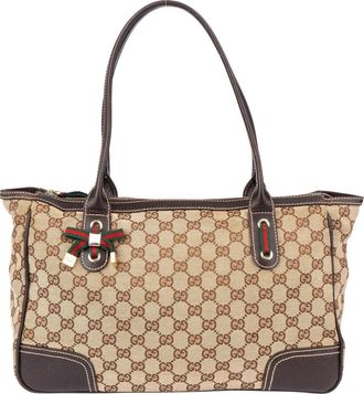 Gucci Crossbody Bags - Gucci GG Monogram Princy Handbag - Gr. unisize - in Braun - f&uuml;r Damen