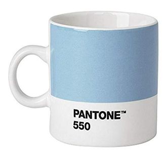 Copenhagen Design Pantone Espressotasse, Porzellan, Light Blue 550, 6.1 x 6.1 x 8.2 cm
