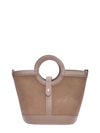 Anna Luchini Beige Rindsledertasche