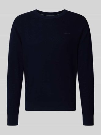 GANT Regular Fit Pullover aus Baumwoll-Woll-Mix
