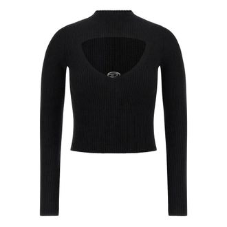Diesel M-Olina Top - - Knitwear - Damen - Schwarzk - M