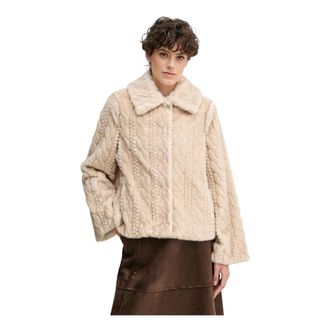 Gaud&igrave; Damen, Jacken, Beige, SGr&ouml;&szlig;e