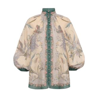 Zimmermann Indra Billow Bluse - - Blouses & Shirts - Damen - Mehrfarbig - M