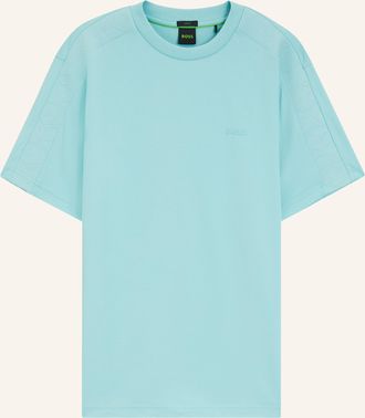 HUGO BOSS T-Shirt Ts_Union Tape Regular Fit blau
