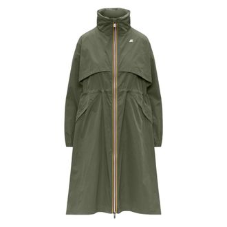 K-Way Femme, Manteaux, Vert, Taille: 42 FR Aube Memory Touch Jacket