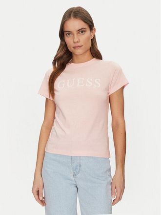 Guess T-Shirt V5GI15 J1314 Rosa Shirt Fit
