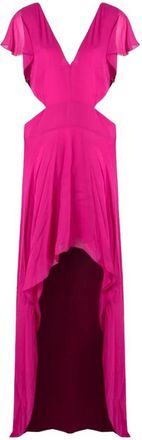 Patrizia Pepe Asymmetrisches Maxikleid - - Dresses - Damen - Rosa - M