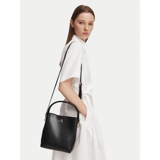 Calvin Klein Handtasche Calvin Klein Ck Bucket With Strap LV04F3174G Schwarz