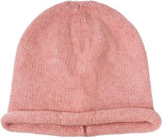 styleBREAKER Bonnet tricot&eacute; Unisexe Oversize avec Bord roul&eacute;, Bonnet tricot&eacute; Chaud dhiver Unicolore, Coupe Loose 04024207, Couleur:Vieux Rose