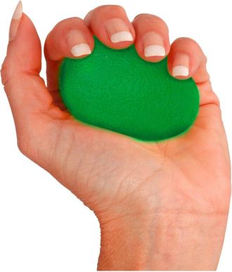 Sport-Tec Squeeze Egg Handtrainer Fingertrainer Unterarmtrainer Antistressball mittel GRÜN