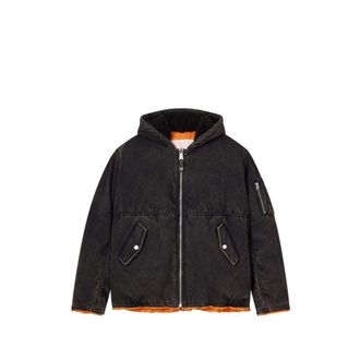 Purple Aphb Hooded Jacket - Black