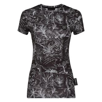 Plein Sport T-Shirt Slim Fit - - Sport - Damen - Schwarzk - XS