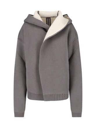 Rick Owens Wollkapuzenjacke