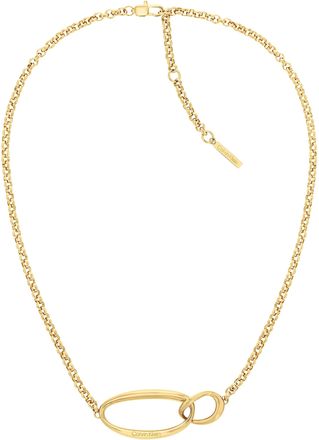 Calvin Klein Halskette für Damen Kollektion PLAYFUL ORGANIC SHAPES Gelbgold - 35000354