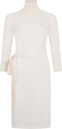 Malo tie-waist midi dress - Nude