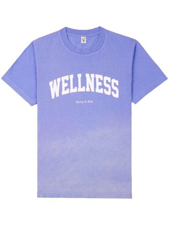 Sporty & Rich t-shirt Wellness Ivy - Bleu