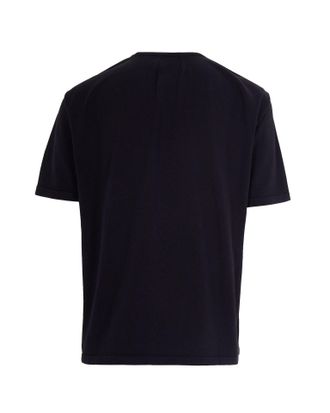 Rhude Mens T-Shirt Ramatuelle Intl Racing Black-White Vintage Black-White-Yellow Cotton T-Shirts Black/white/yellow And Polos