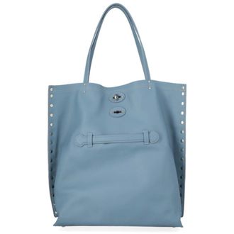Zanellato Femme, Sacs, Bleu, Taille: ONE Size A Spasso Saeta Medium Tote