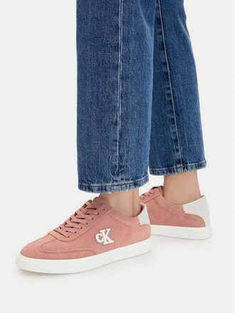 Calvin Klein Sneakers Low Pro Cups Wt Suede Mg HW0HW03144 Rosa