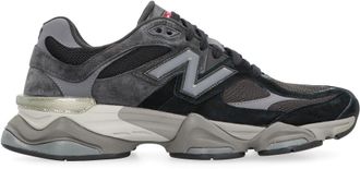 New Balance Mens Low-Top Sneakers 9060 Black Polyurethane Trainers