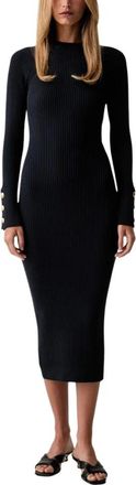 Twinset Femme, Robes, Noir, Taille: 38 FR Robe en maille