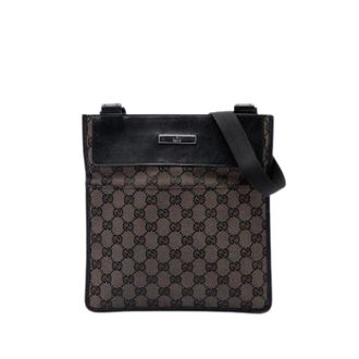Gucci Pre-owned Canvas Crossbody Bag - - Pre-owned - Damen - Braun - ONE SIZE