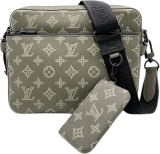 Louis Vuitton Pre-owned Toile sacs-louis-vuitton - Homme - Pre-owned - Vert - Taille: ONE Size