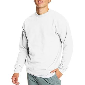 Hanes Homme Ecosmart Sweat-shirt À Capuche pour Homme Maillot de surv tement, Blanc, XL EU