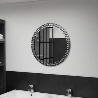 vidaXL Miroir mural 60 cm Verre tremp&eacute; Vidaxl