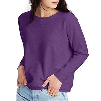 Hanes Sweat-Shirt à col Rond EcoSmart pour Femme, Violet Splendor, XXL