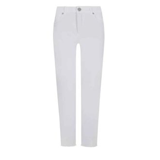 Seductive Claire Cropped Wei&szlig;e Top - - Jeans - Damen - Wei&szlig; - XL