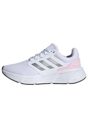 adidas Adidas Femme Galaxy 6 Shoes, Cloud White/Silver Metallic/Pink, 39 1/3 EU