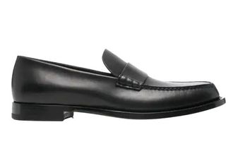 The Row Black Leather 20mm Novus loafers Size 38.5