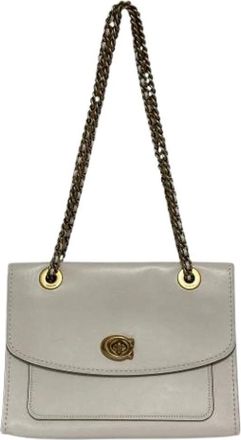 Coach Pre-owned Parker Chain Shoulder Bag - Femme - Pre-owned - Gris - Taille: ONE Size
