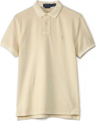 Ralph Lauren Homme, Tops, Beige, Taille: L Polo Chemises